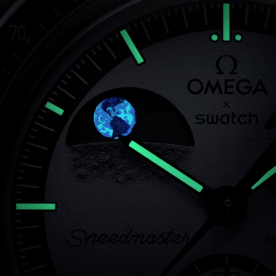 Swatch Bioceramic MoonSwatch Mission to Earthphase: The First Earth ...