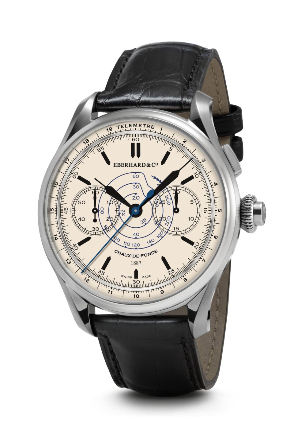 Eberhard & Co. Chronographe 1887 : un hommage au temps et à l’histoire de l’aviation - Montres ...