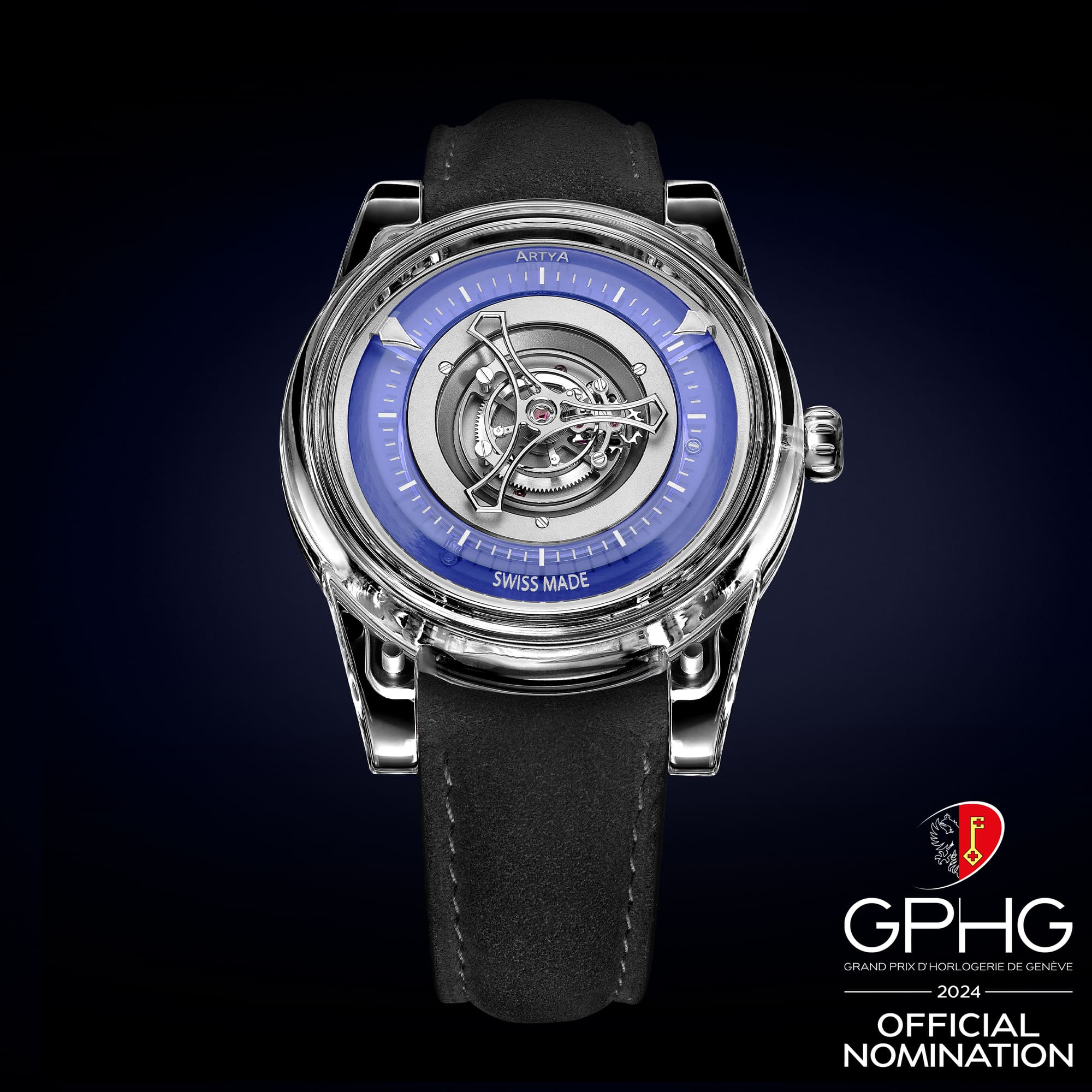 ArtyA Purity Central Tourbillon Blue: Selected for the 2024 Grand Prix ...